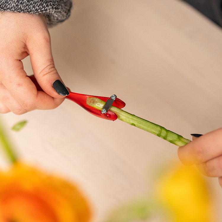Stem trimmer - Cut flowers with a sharp flower knife | SmartaSaker
