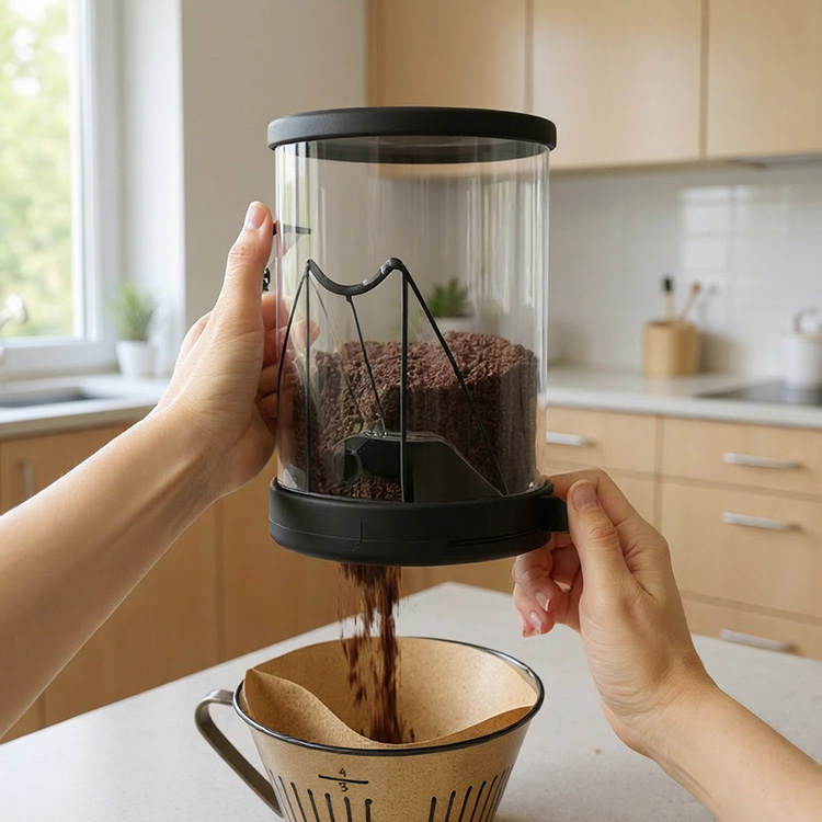Coffee Measurer - Clever container that doses out your coffee | SmartaSaker
