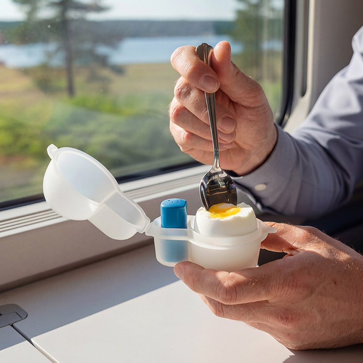 Egg box with salt shaker - Store and protect eggs | SmartaSaker