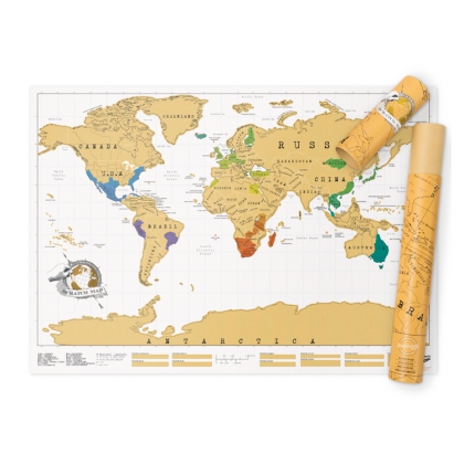 Scratch Map - Scratch the world with a scrape map | SmartaSaker