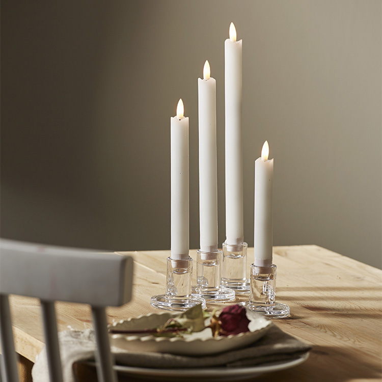 Antique candles in four lengths - Lovely advent candles with timer ...