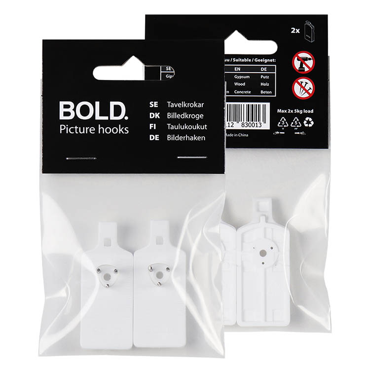 Bold Picture Hook - picture hook for concrete, wood and plaster ...
