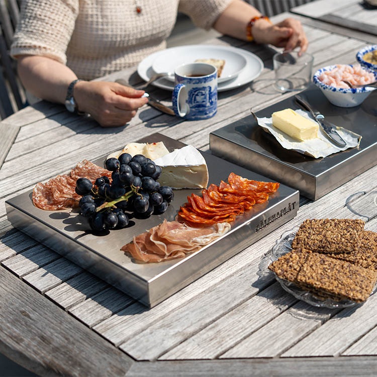 Stainless steel cooling tray - For brunch & buffet | SmartaSaker