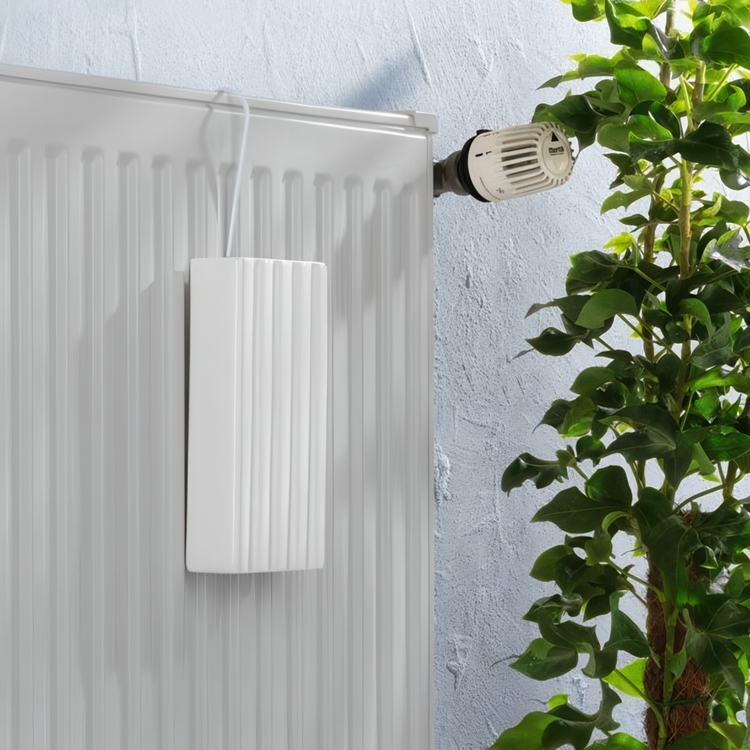 Hanging humidifier, Ceramic, STRIPES LUFTBEFEUCHTER, White