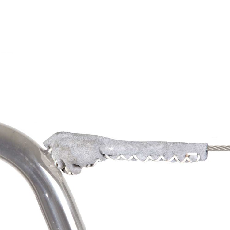 Shaft protection for guard rail, Wire