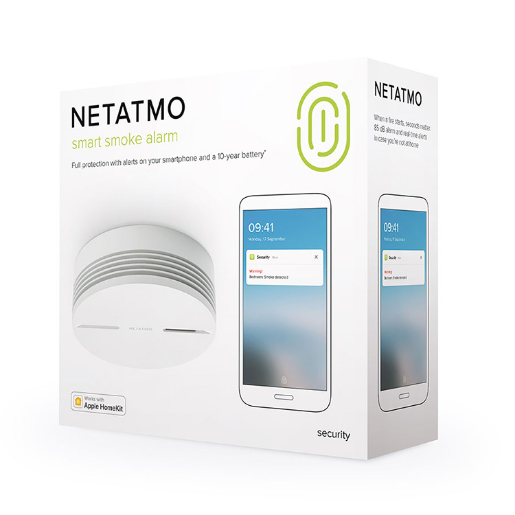 Wi-Fi fire alarm Netatmo