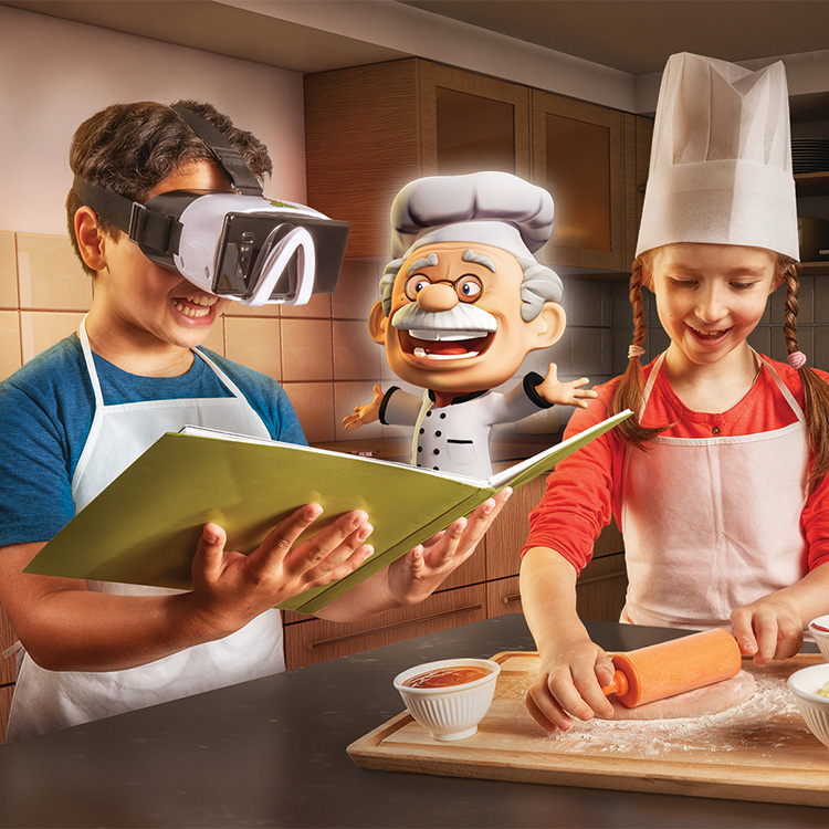 Virtual Reality Cooking Game 4D Chef - For children | SmartaSaker