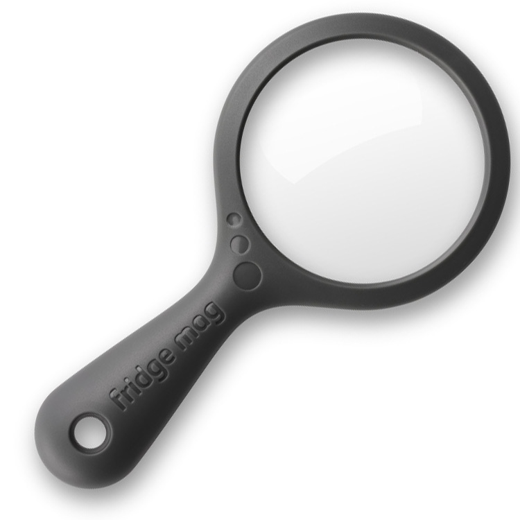 Magnet Magnifying Glass - Enlarges small print | SmartaSaker