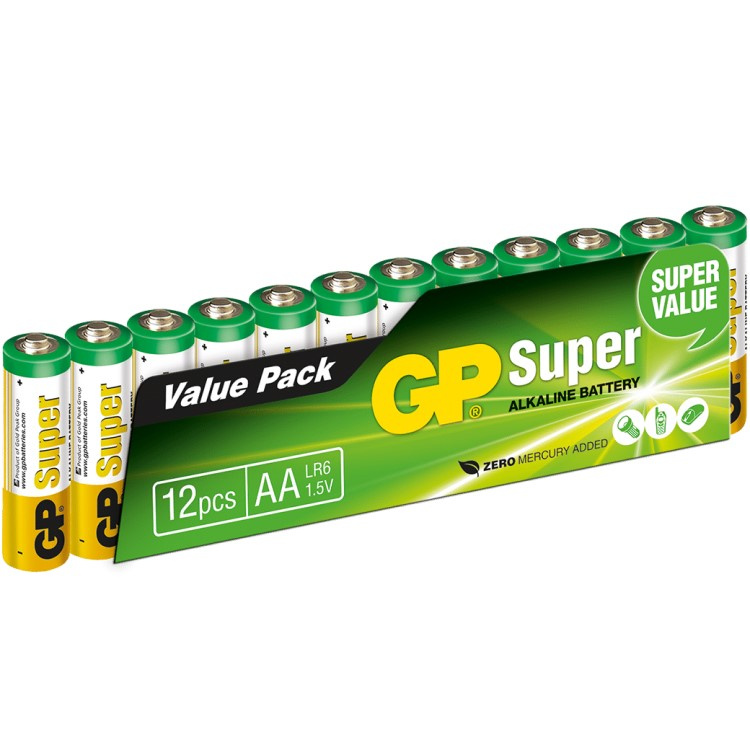 Batteri AA 12-pack - Multipack 12st AA batterier | SmartaSaker
