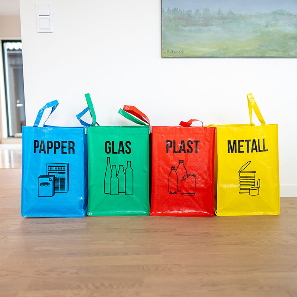Recycling sorting bags for glass, paper, metal & plastic | SmartaSaker