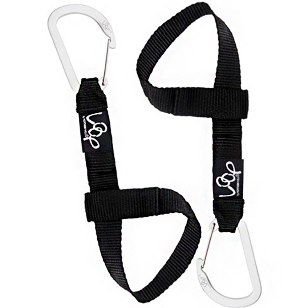 Fastening strap with carabiner - Loop 2-pack fastening strap | SmartaSaker