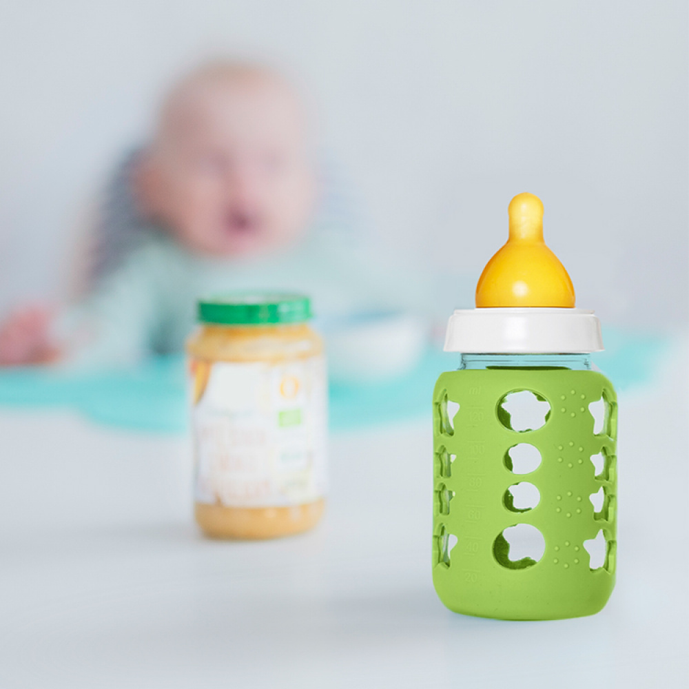 Convert baby food jars to baby bottles with the Keep Jar