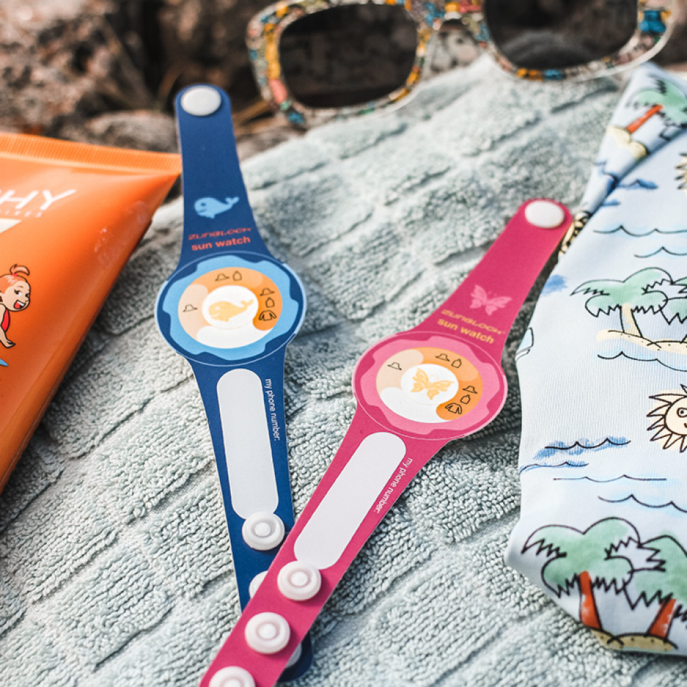 UV wristband 2-pack - Sun watch that shows UV rays | SmartaSaker