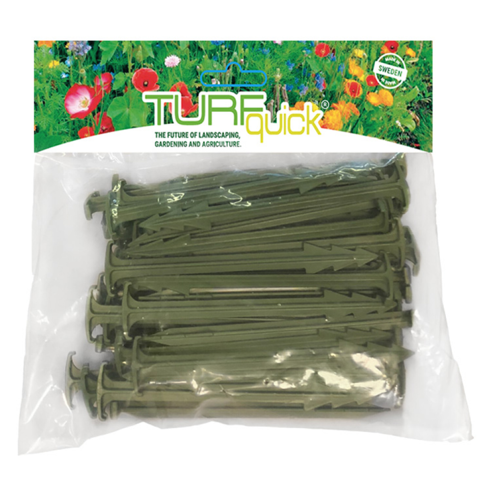 Turfquick Decomposable Landscape Stakes, pack of 10 | SmartaSaker