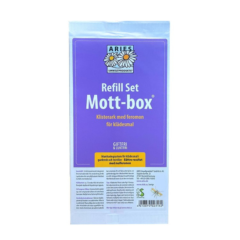 Refill for Mottlock clothes moth box - 2-pack | SmartaSaker
