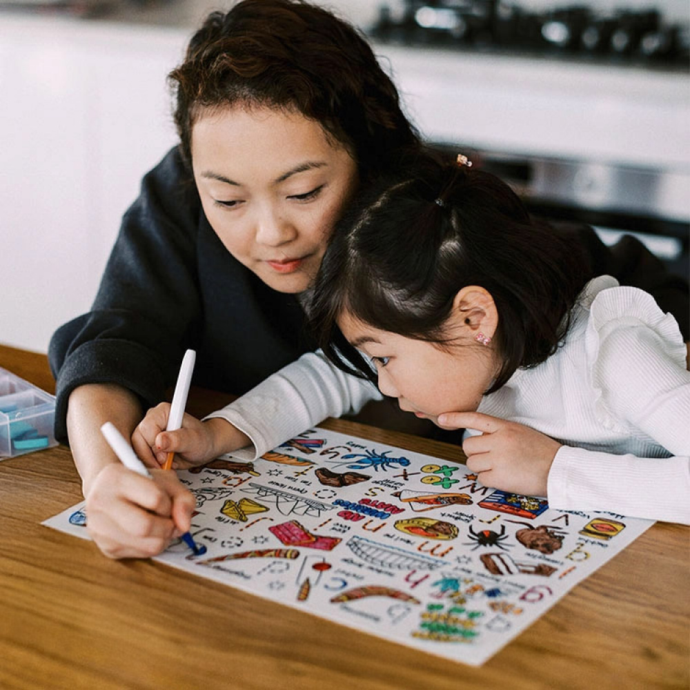 Silicone colouring mat - mats for children | SmartaSaker