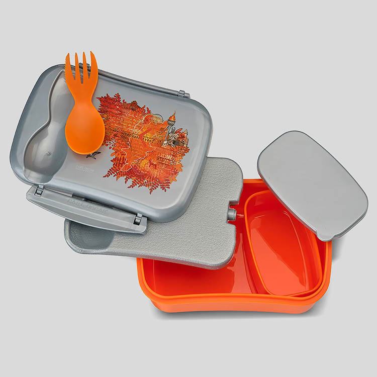 Lunch box kit in stainless steel - Modernum lunch box | SmartaSaker