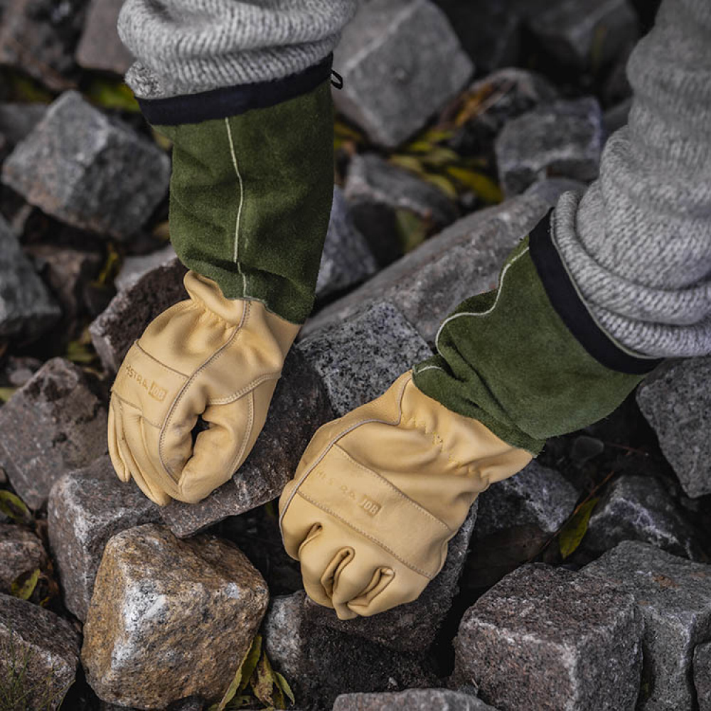 HESTRA - long leather work gloves | SmartaSaker