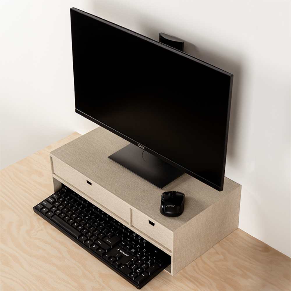 Monitor stand with drawers - Buy monitor stand | SmartaSaker